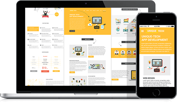 Unique TECH Homepage